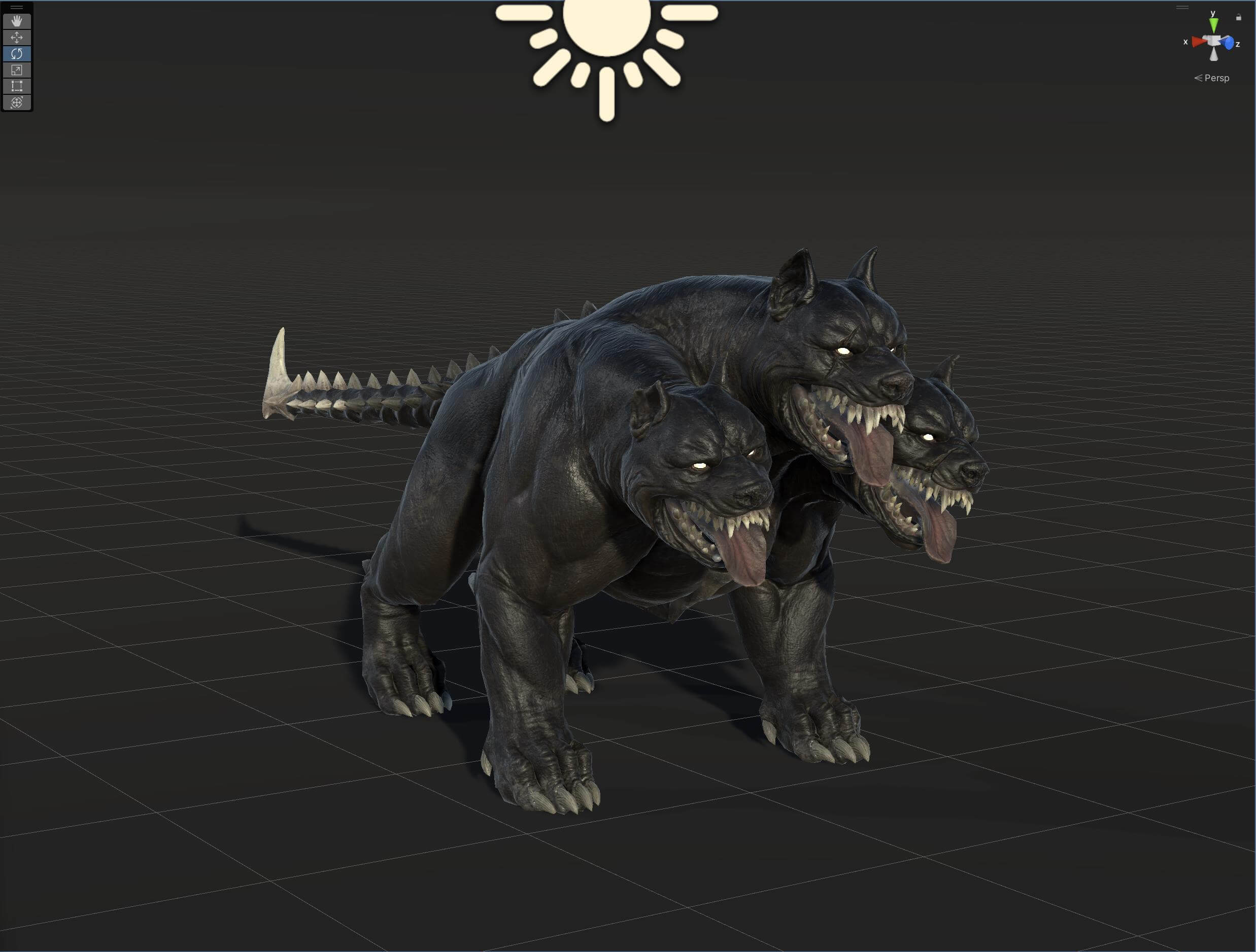 Cerberus Game Ready - 3D Model by andryuha1981