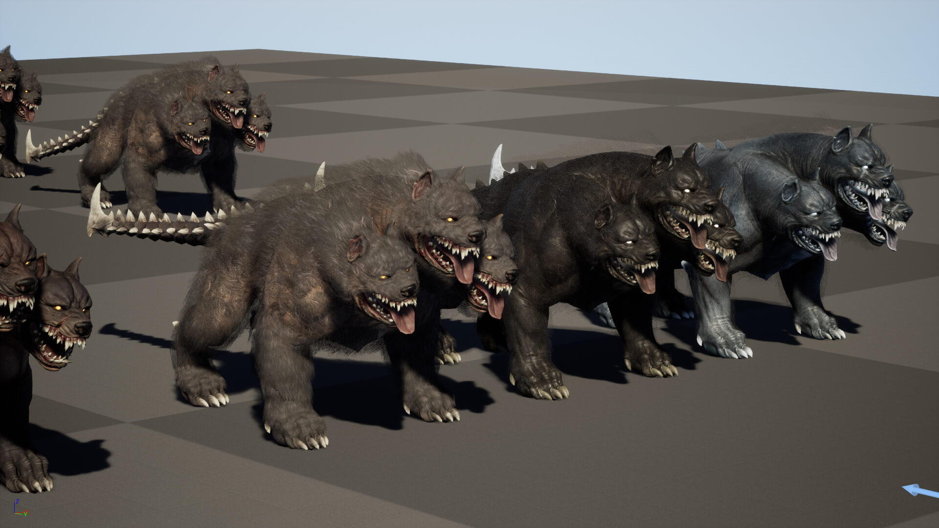 Cerberus Game Ready - 3D Model by andryuha1981