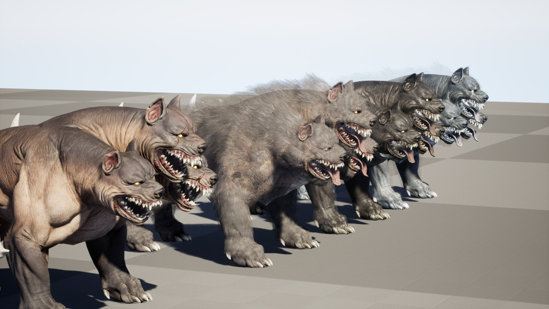 Cerberus Game Ready - 3D Model by andryuha1981
