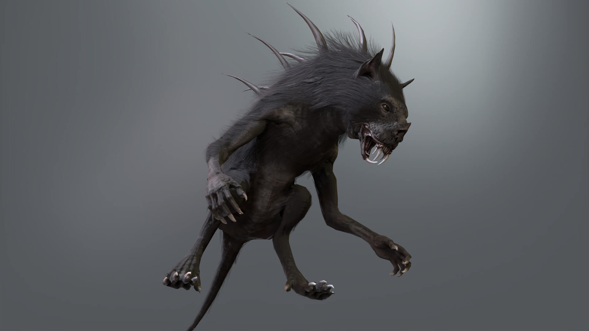 Chupokabra Game Ready - 3D Model by andryuha1981