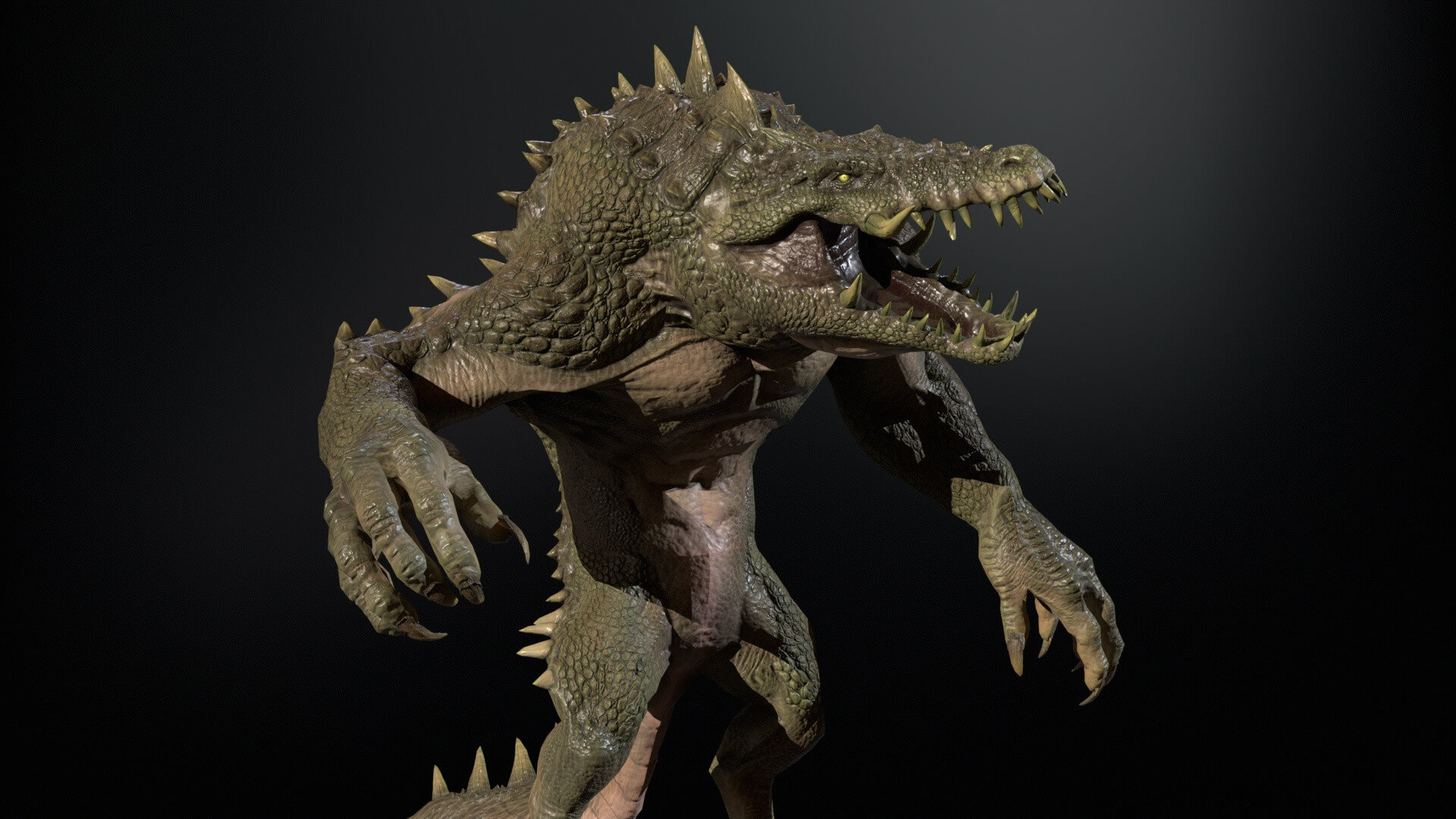 Croc Game Ready - 3D Model by andryuha1981