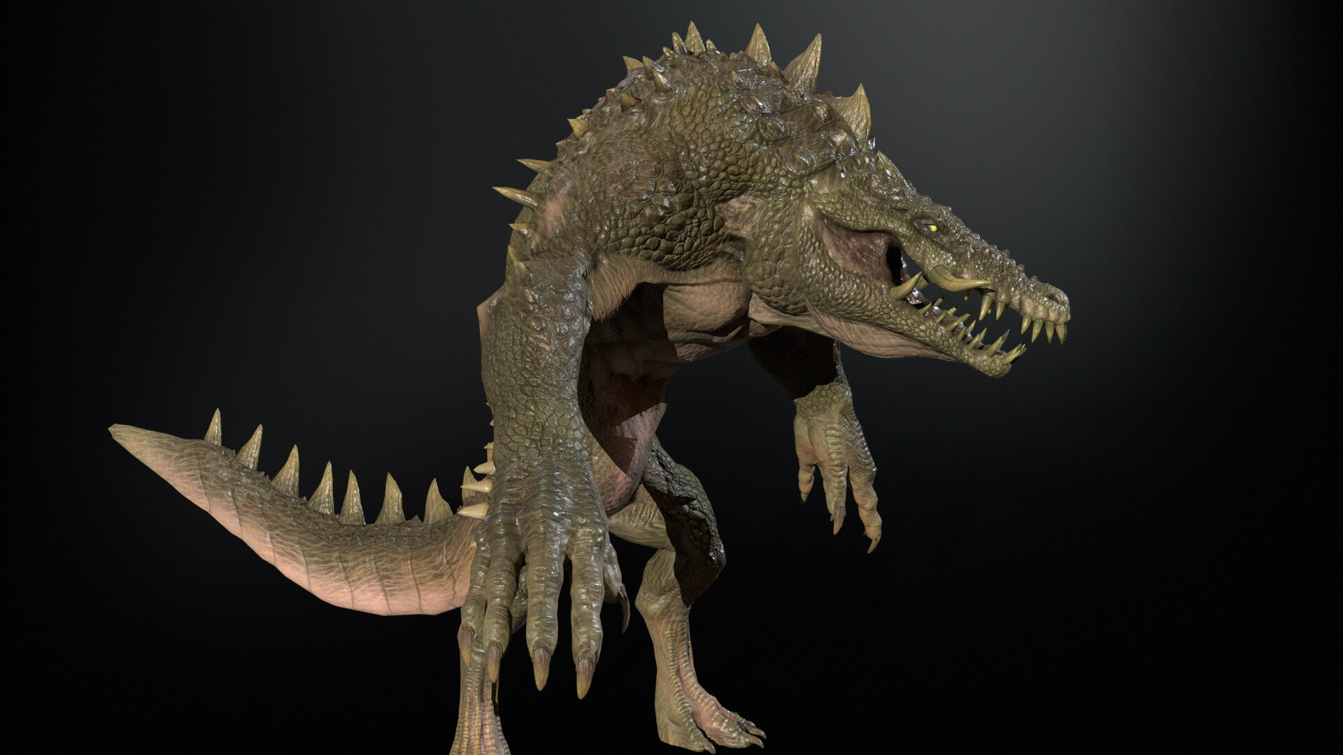 Croc Game Ready - 3D Model by andryuha1981