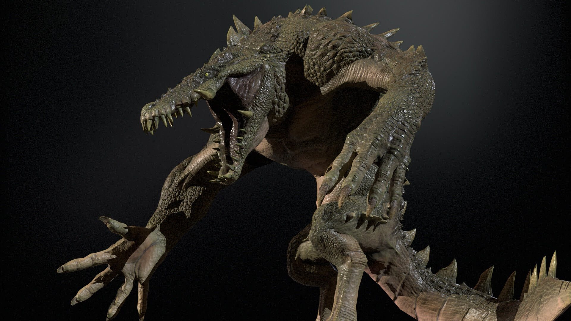 Croc Game Ready - 3D Model by andryuha1981