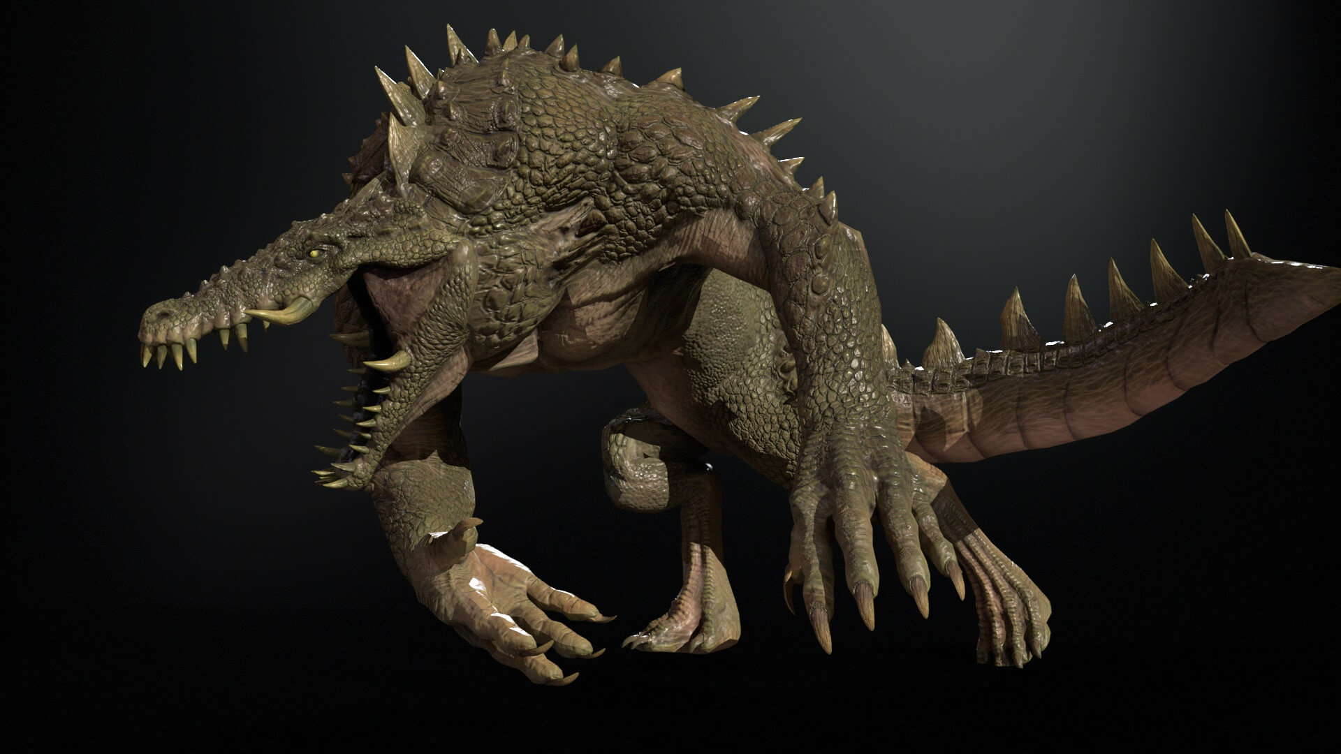 Croc Game Ready - 3D Model by andryuha1981