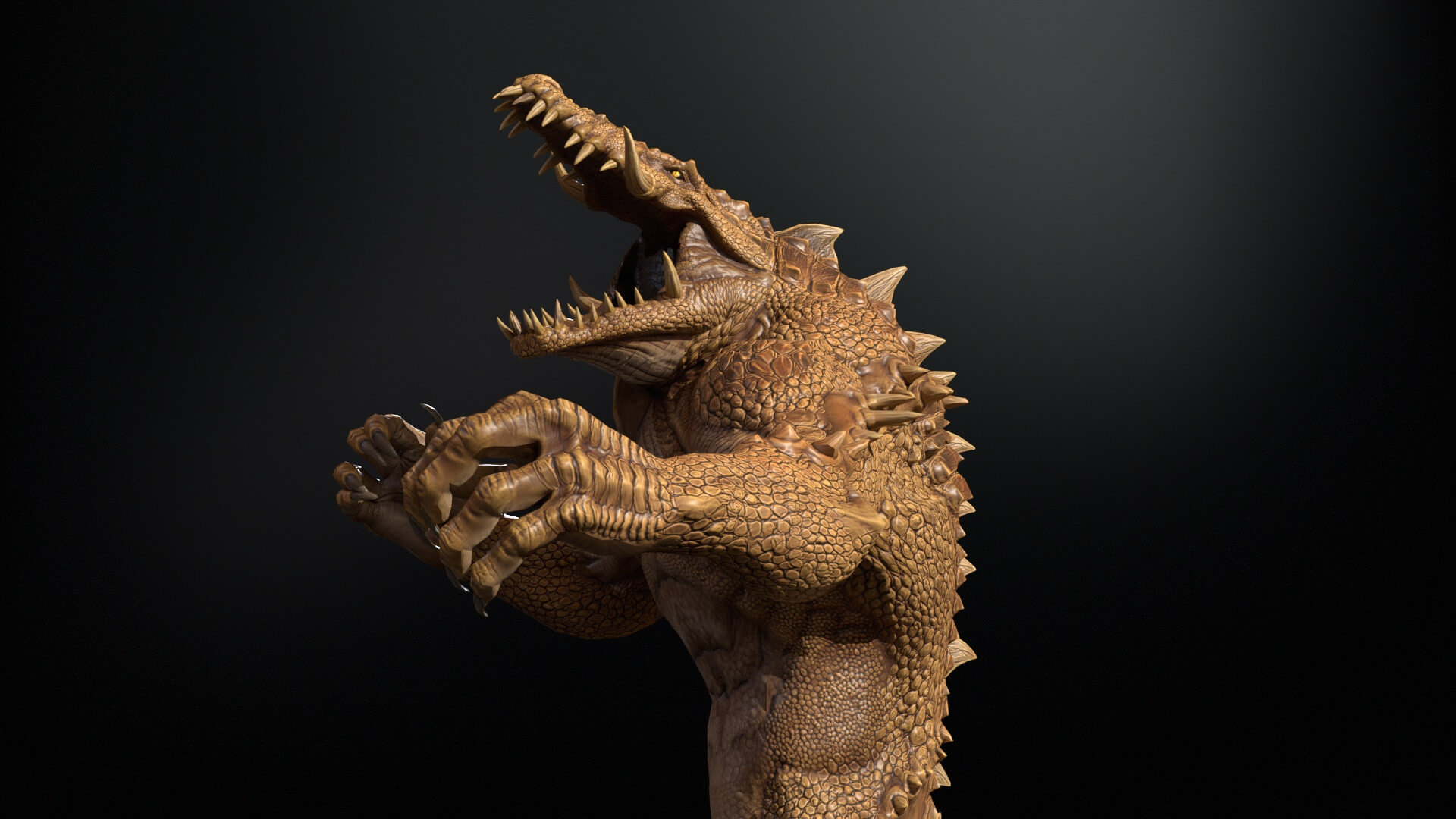 Croc Game Ready - 3D Model by andryuha1981