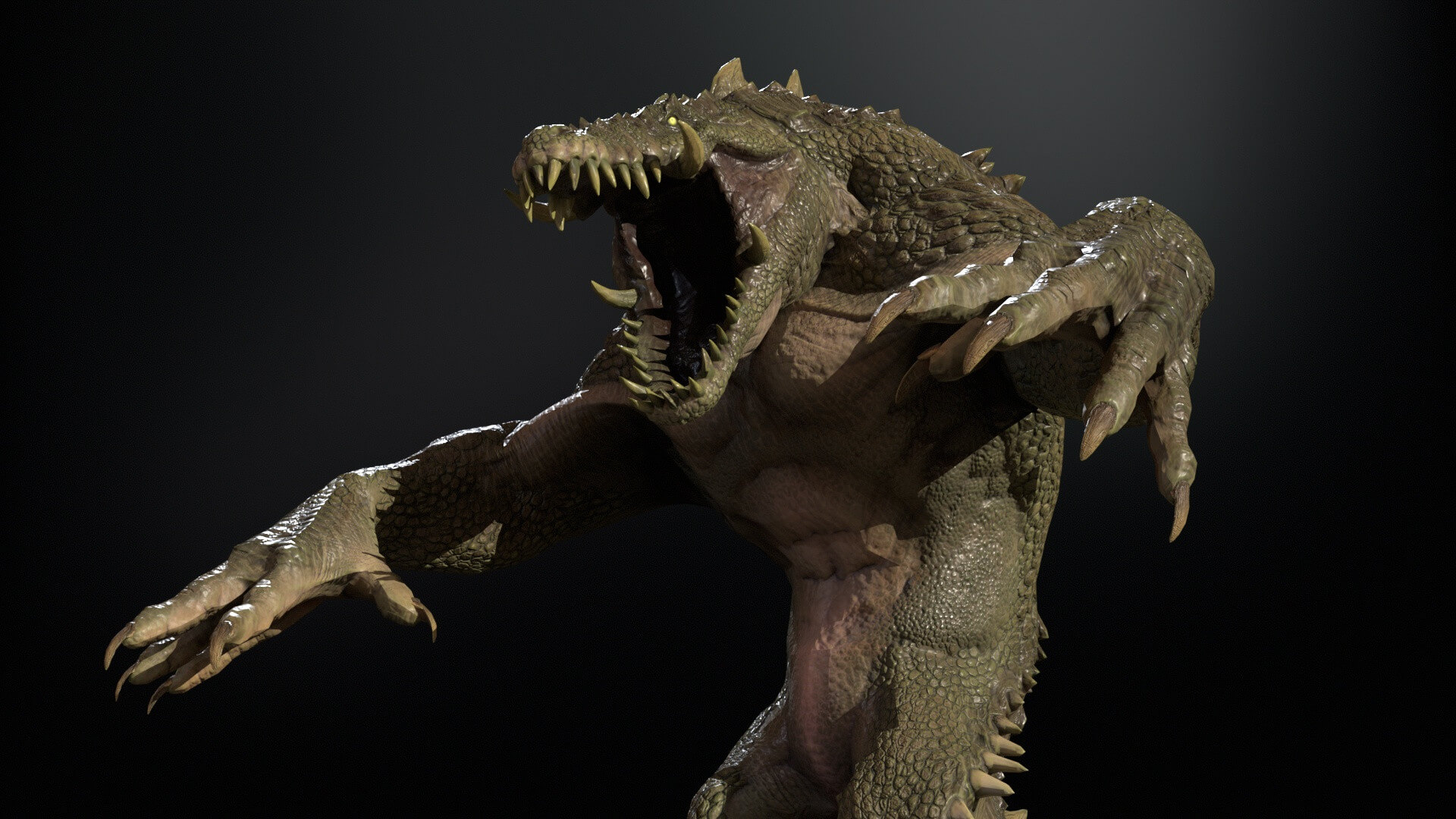 Croc Game Ready - 3D Model by andryuha1981