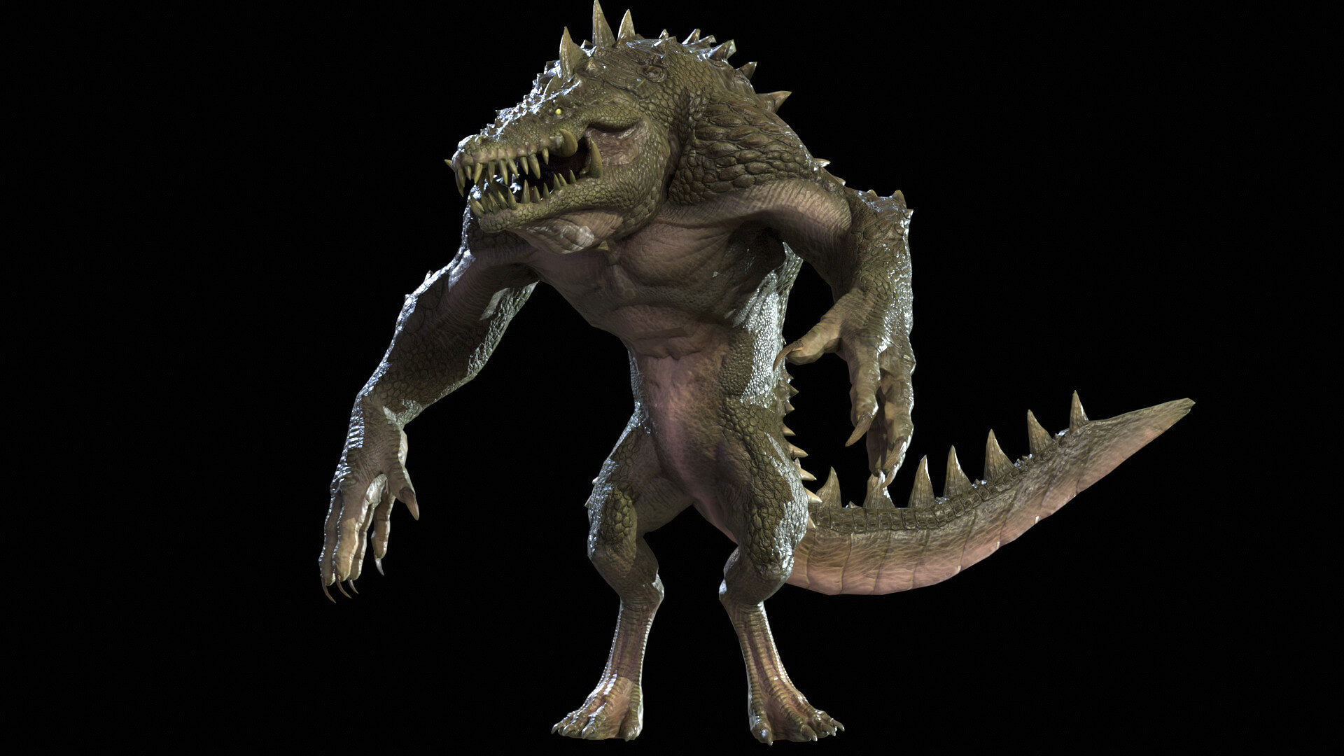 Croc Game Ready - 3D Model by andryuha1981