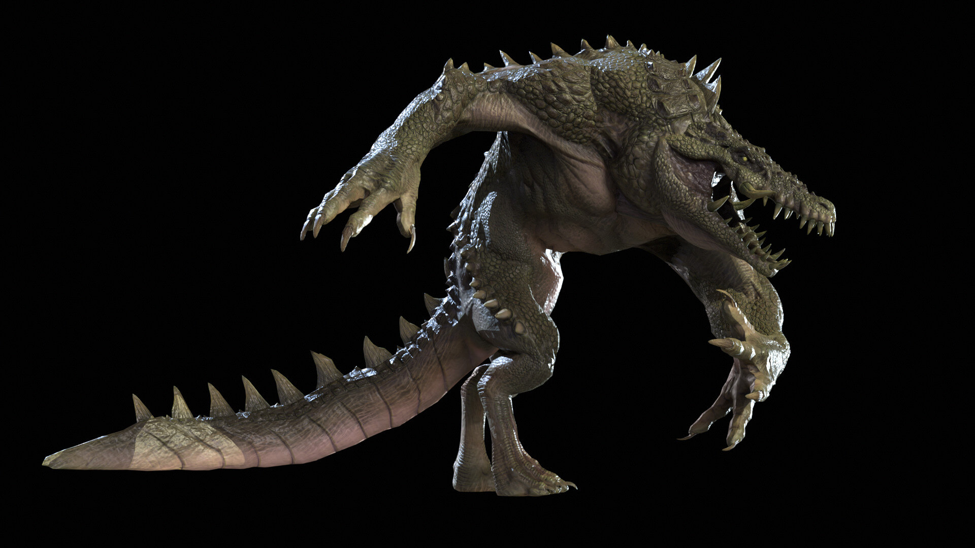 Croc Game Ready - 3D Model by andryuha1981