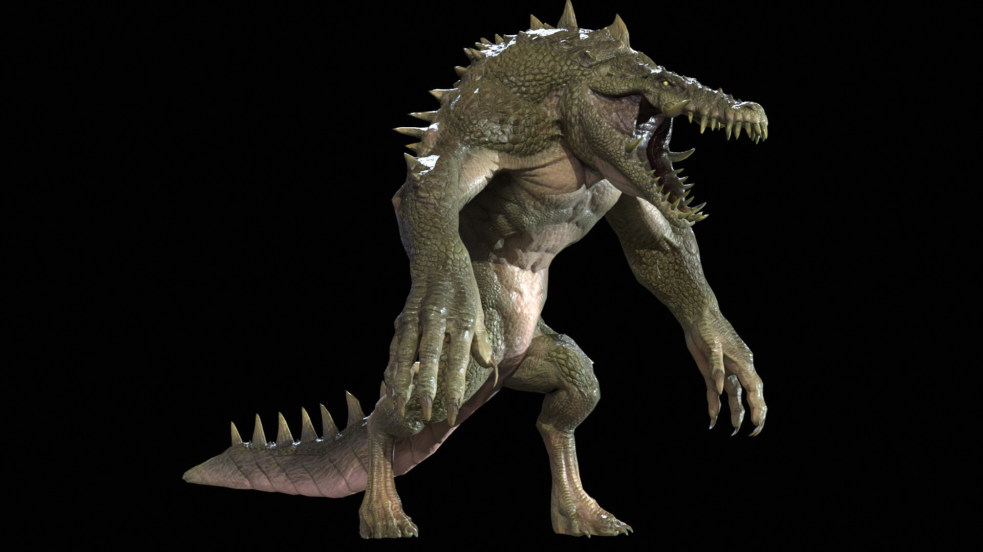 Croc Game Ready - 3D Model by andryuha1981