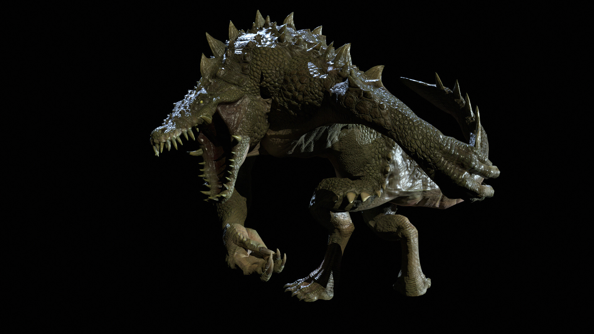 Croc Game Ready - 3D Model by andryuha1981