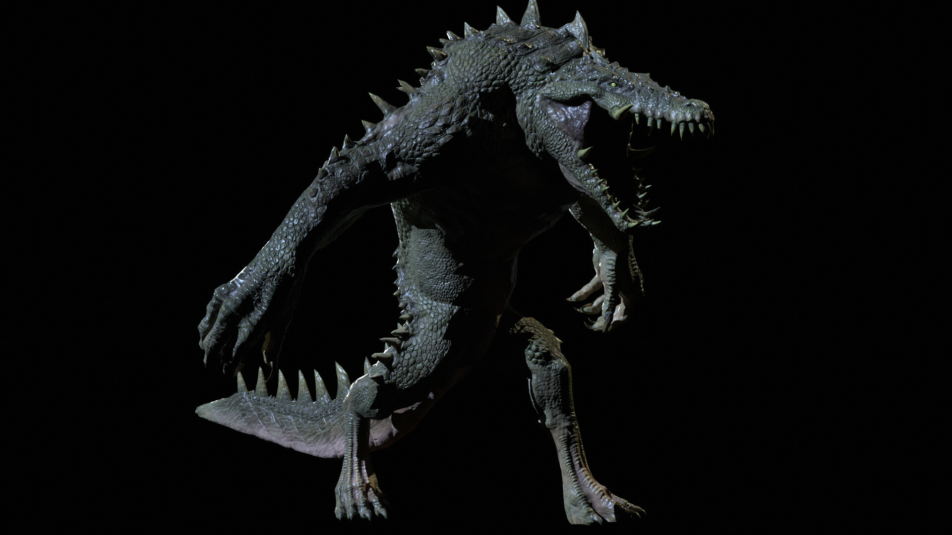Croc Game Ready - 3D Model by andryuha1981
