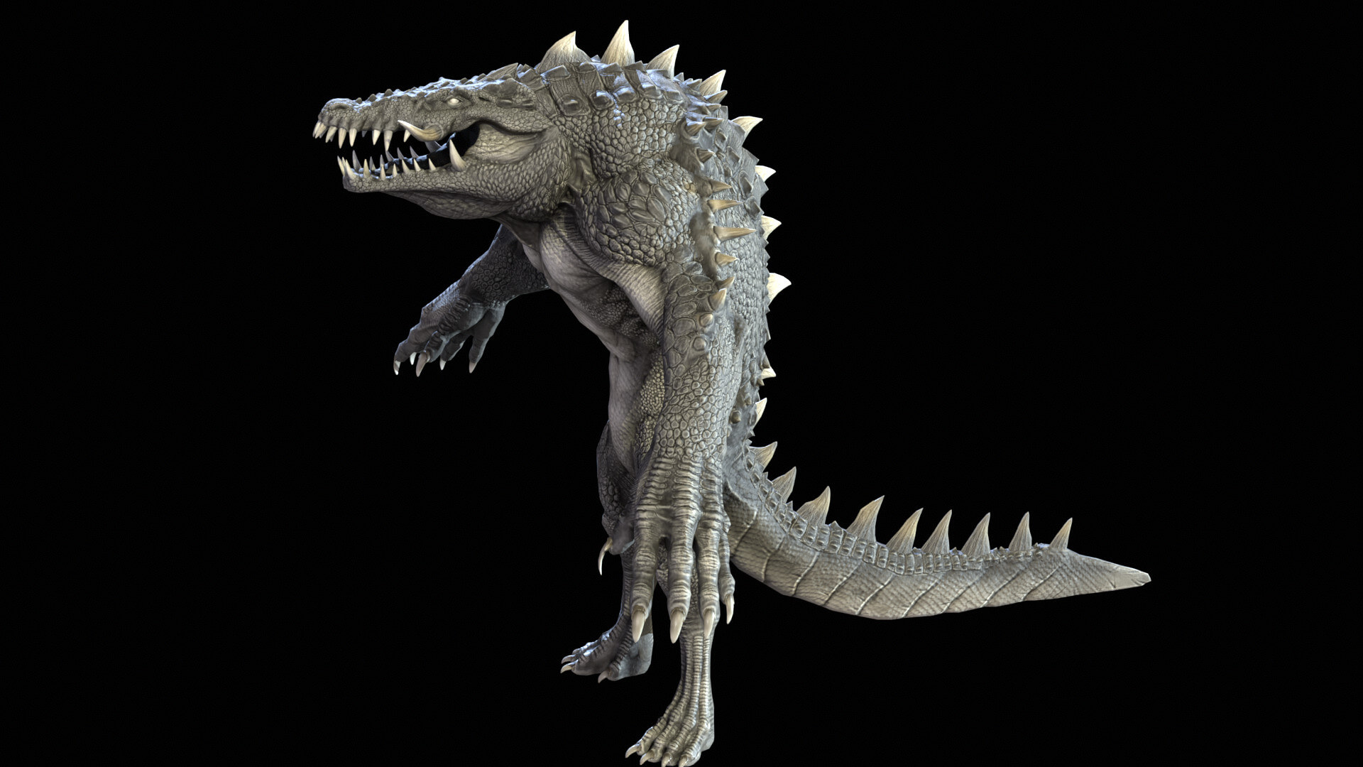 Croc Game Ready - 3D Model by andryuha1981