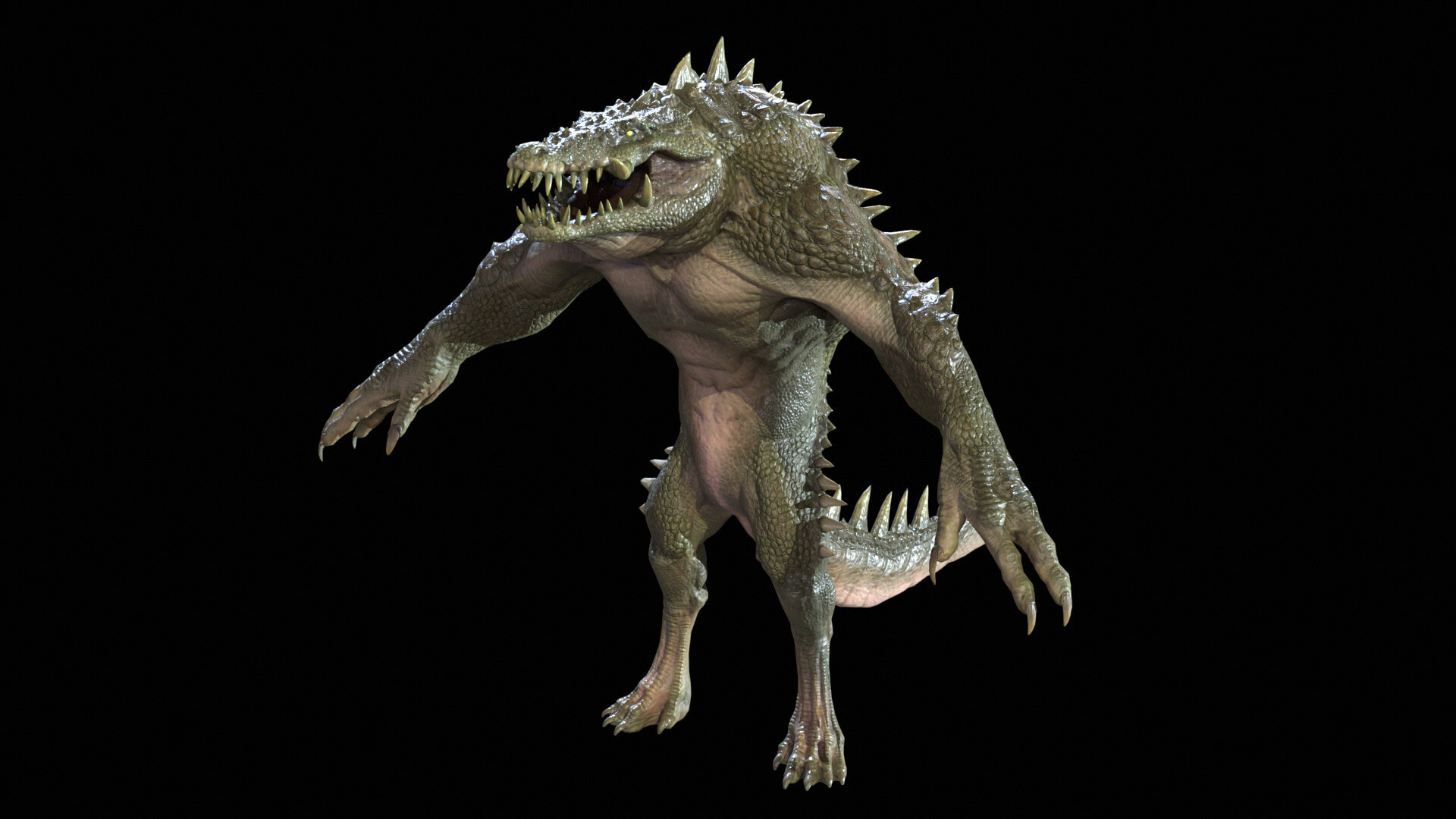Croc Game Ready - 3D Model by andryuha1981