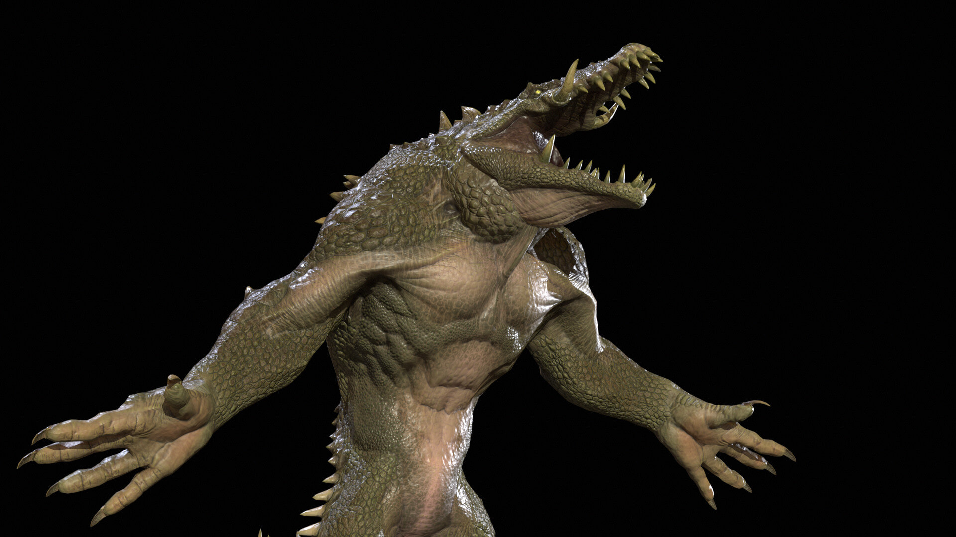 Croc Game Ready - 3D Model by andryuha1981