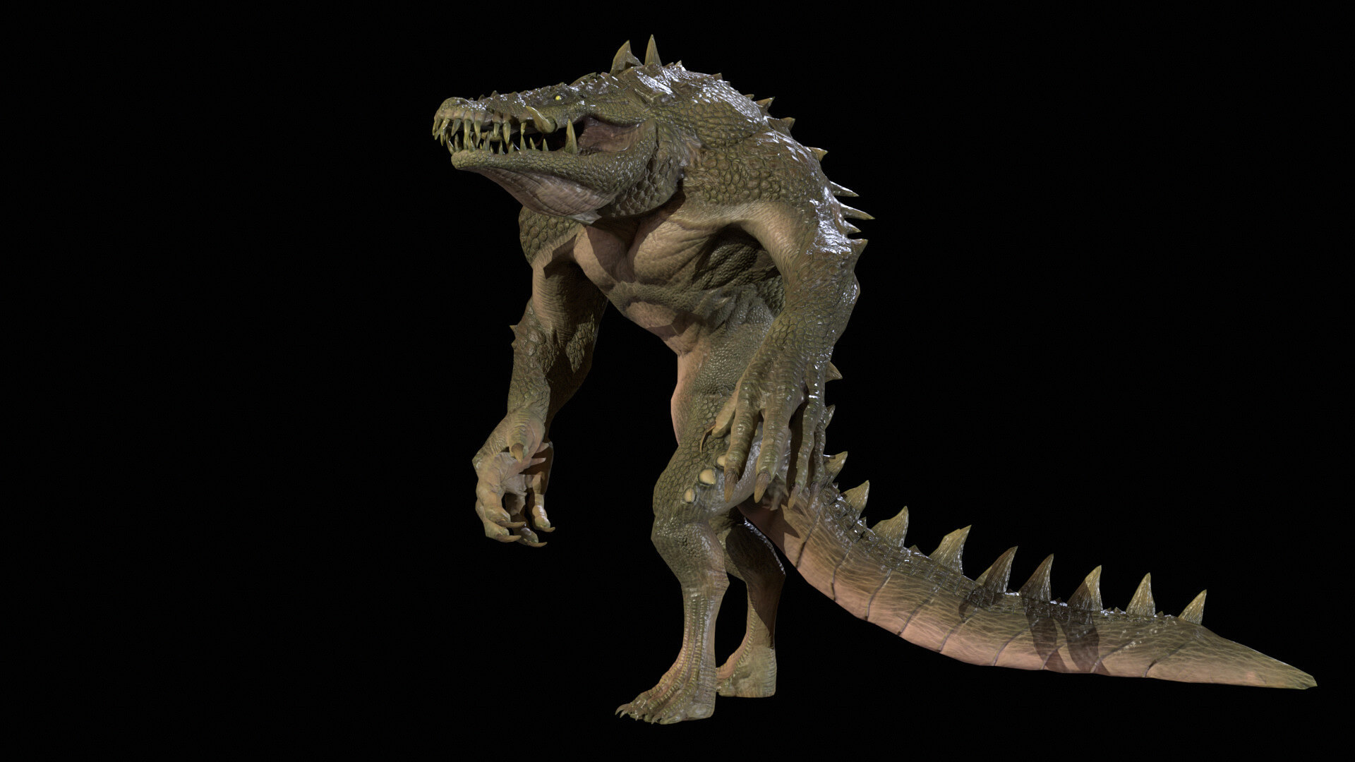 Croc Game Ready - 3D Model by andryuha1981