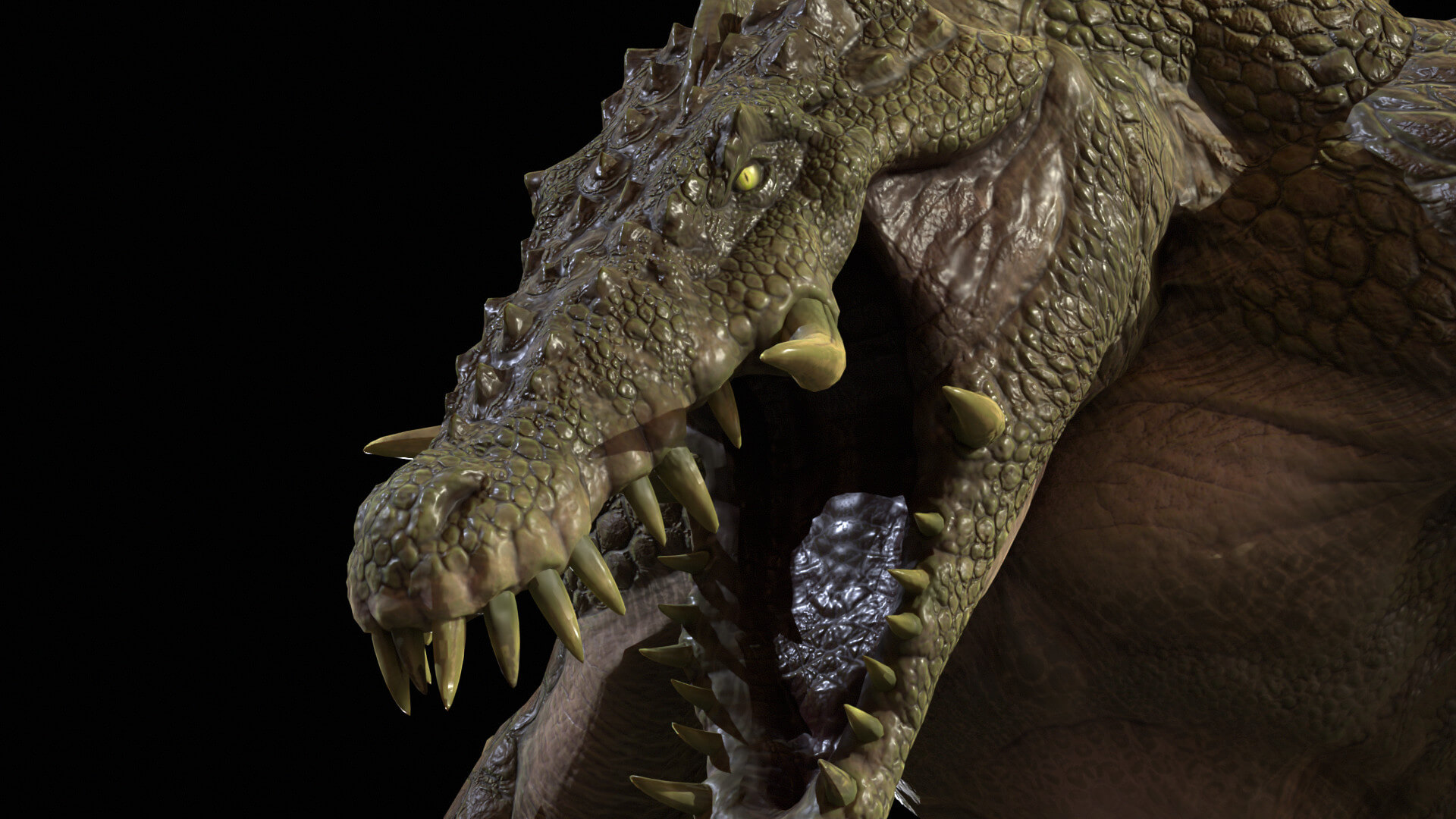 Croc Game Ready - 3D Model by andryuha1981