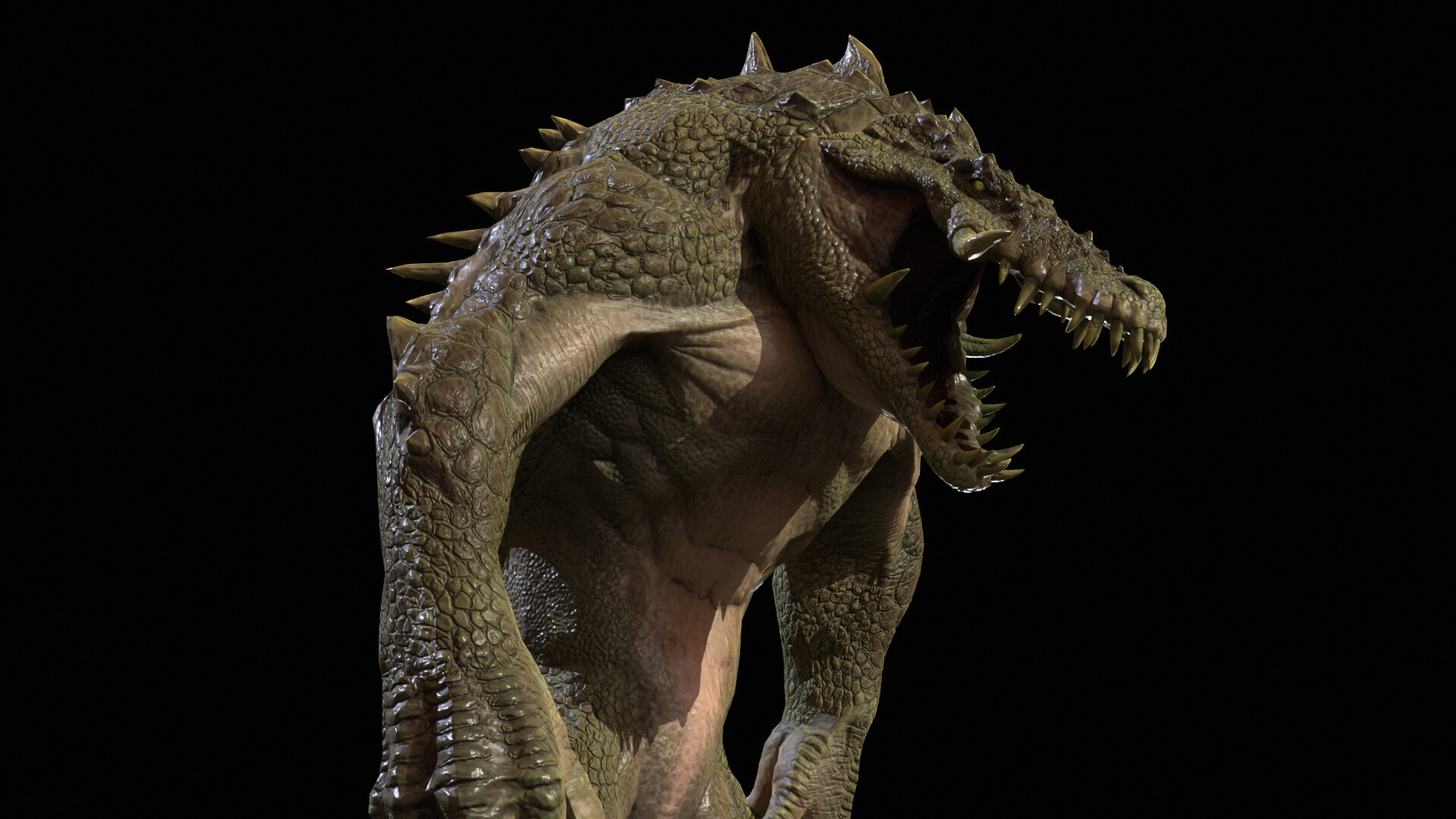 Croc Game Ready - 3D Model by andryuha1981
