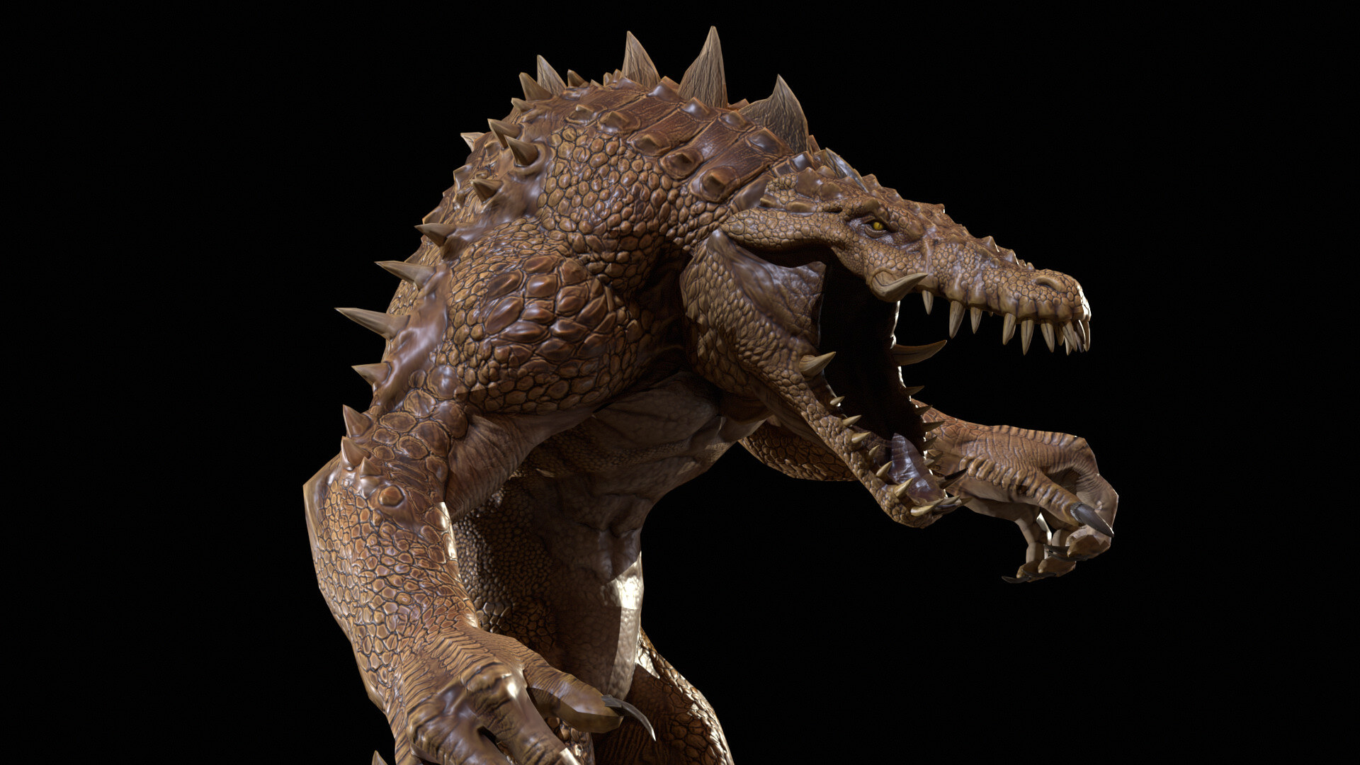 Croc Game Ready - 3D Model by andryuha1981