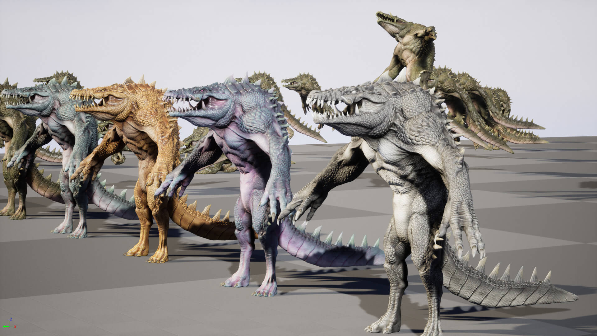 Croc Game Ready - 3D Model by andryuha1981