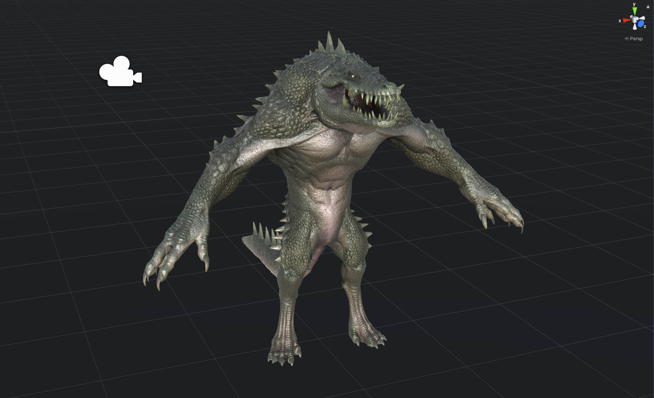 Croc Game Ready - 3D Model by andryuha1981