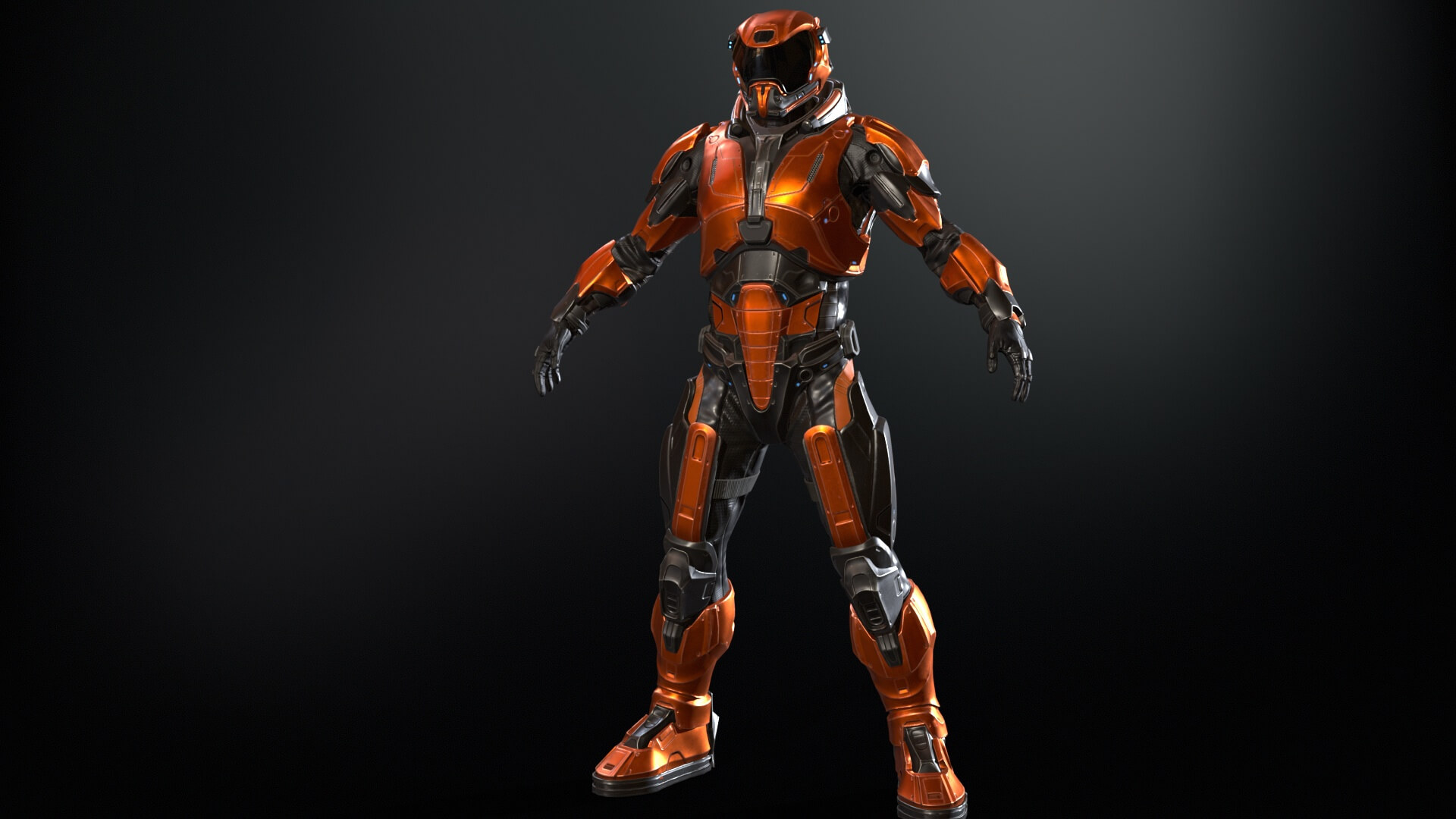 Cyber Suit 03 Game Ready - 3D Model by andryuha1981