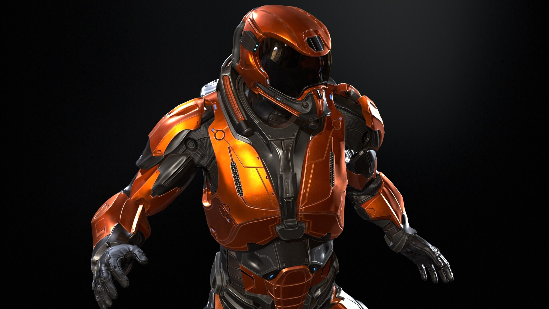 Cyber Suit 03 Game Ready - 3D Model by andryuha1981