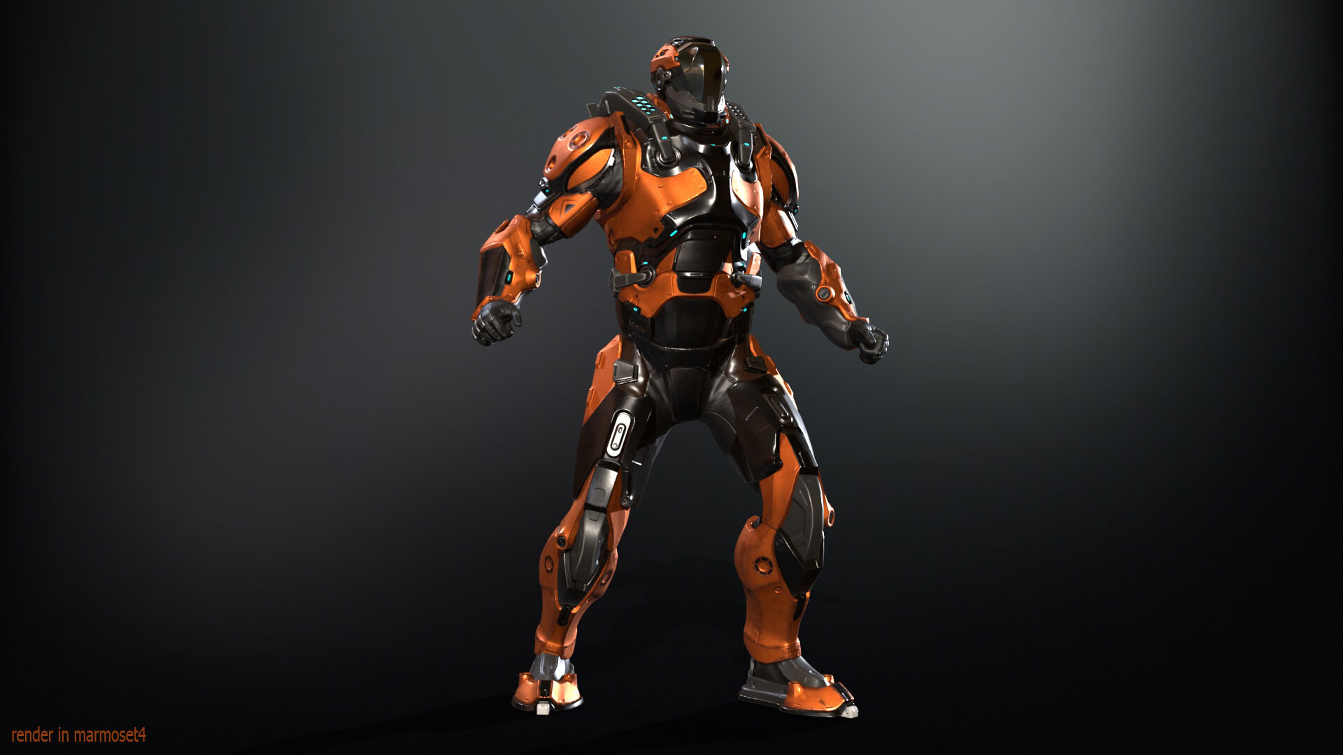 Cyber Suit02 Game Ready - 3D Model by andryuha1981