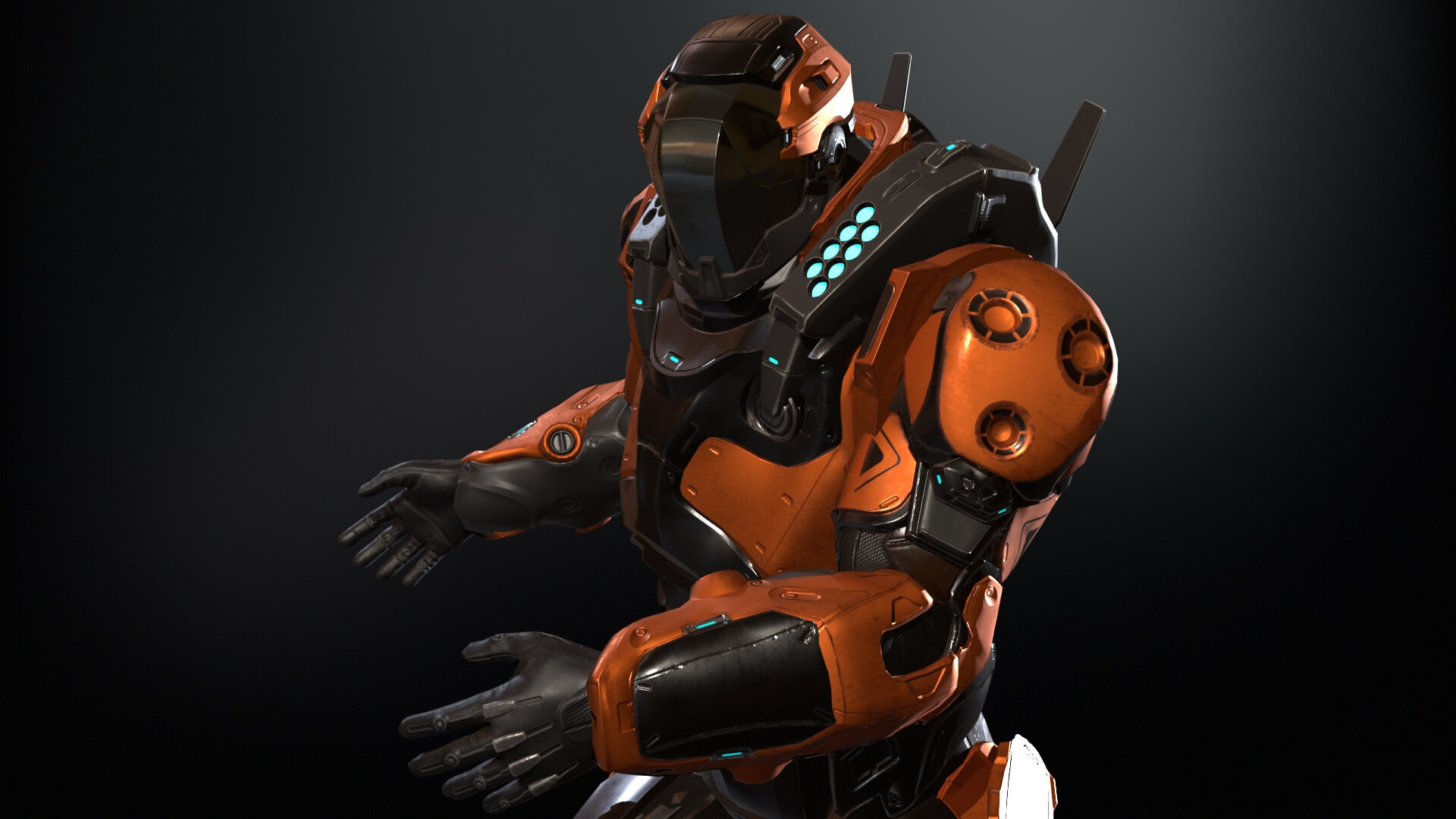 Cyber Suit02 Game Ready - 3D Model by andryuha1981