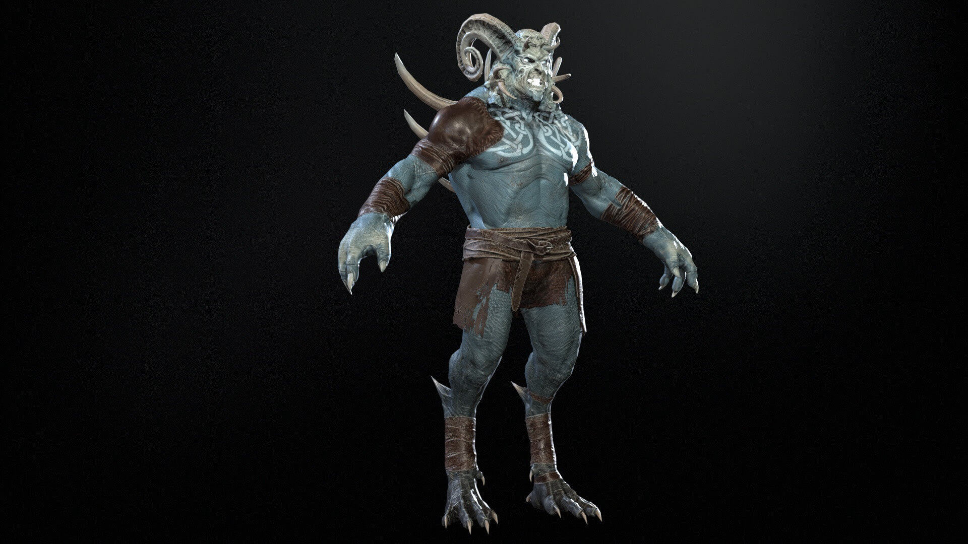 Demon Boss 3 - 3D Model by andryuha1981