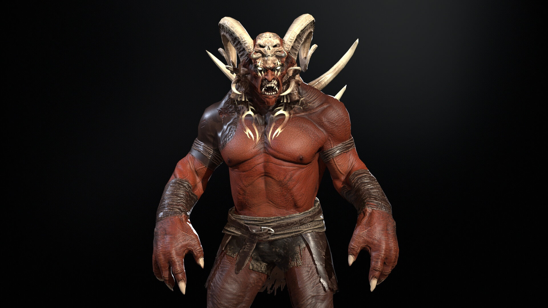 Demon Boss 3 - 3D Model by andryuha1981