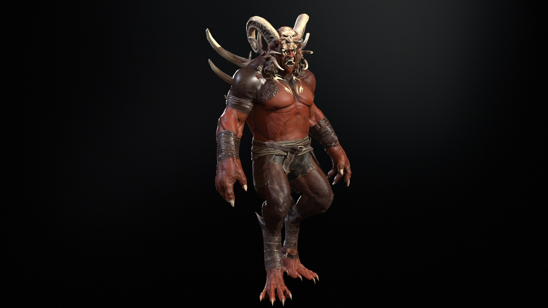 Demon Boss 3 - 3D Model by andryuha1981