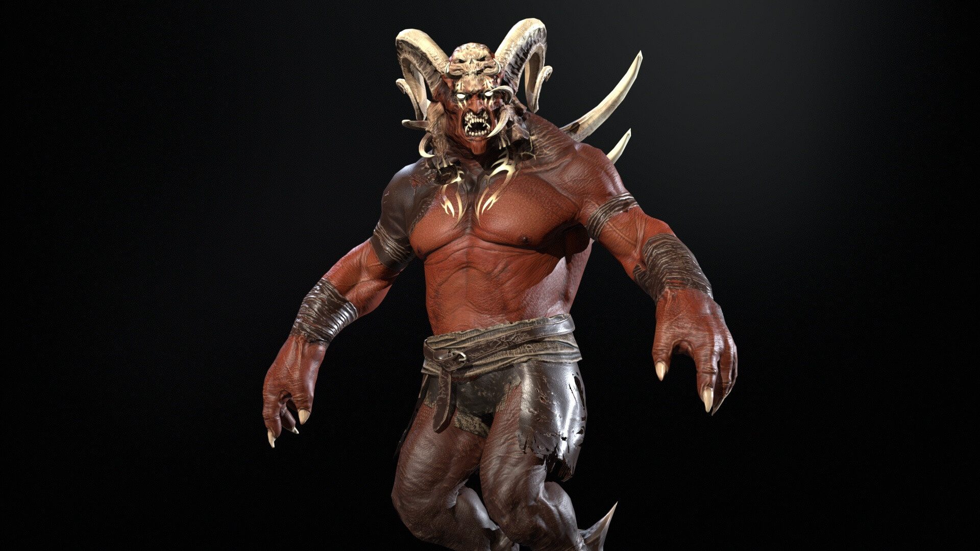 Demon Boss 3 - 3D Model by andryuha1981