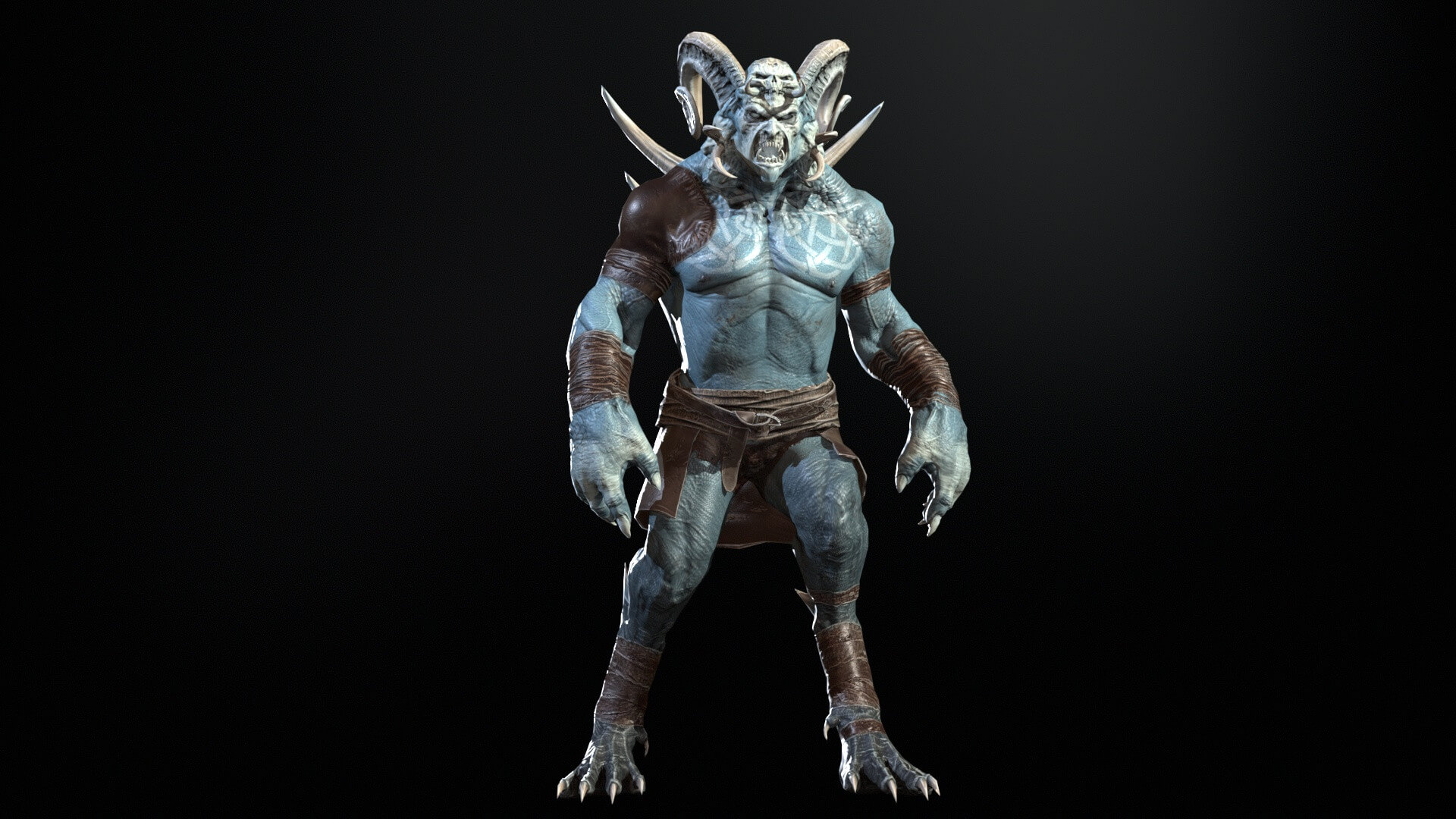 Demon Boss 3 - 3D Model by andryuha1981