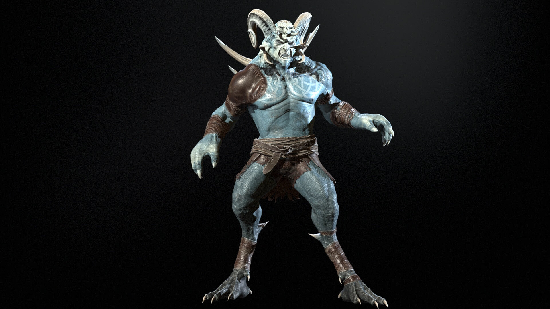 Demon Boss 3 - 3D Model by andryuha1981