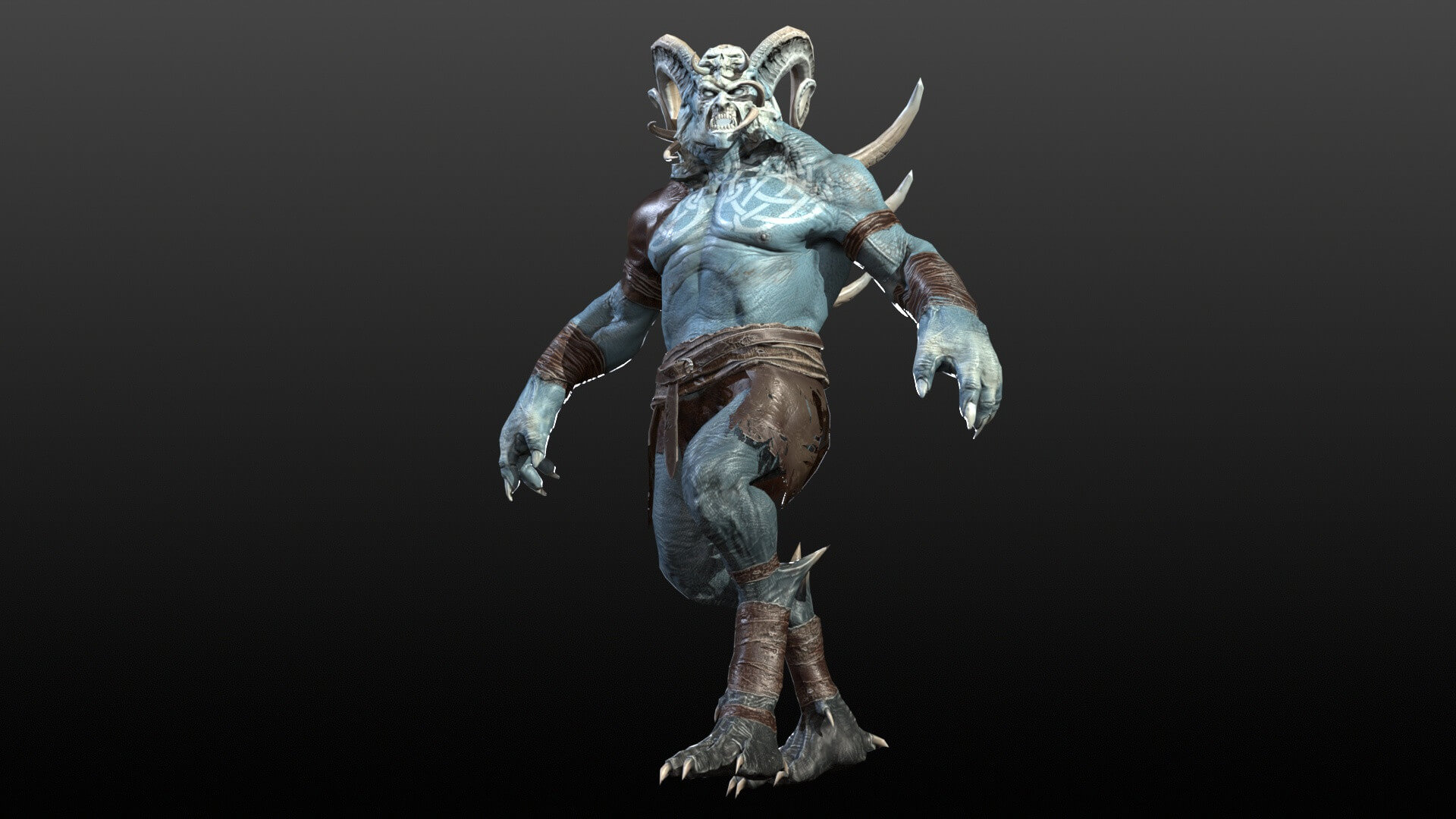 Demon Boss 3 - 3D Model by andryuha1981