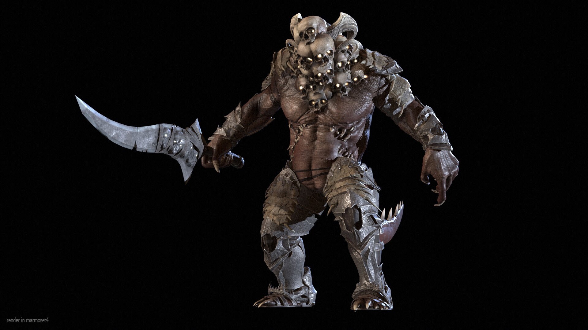 Demon Boss7 Game Ready - 3D Model by andryuha1981
