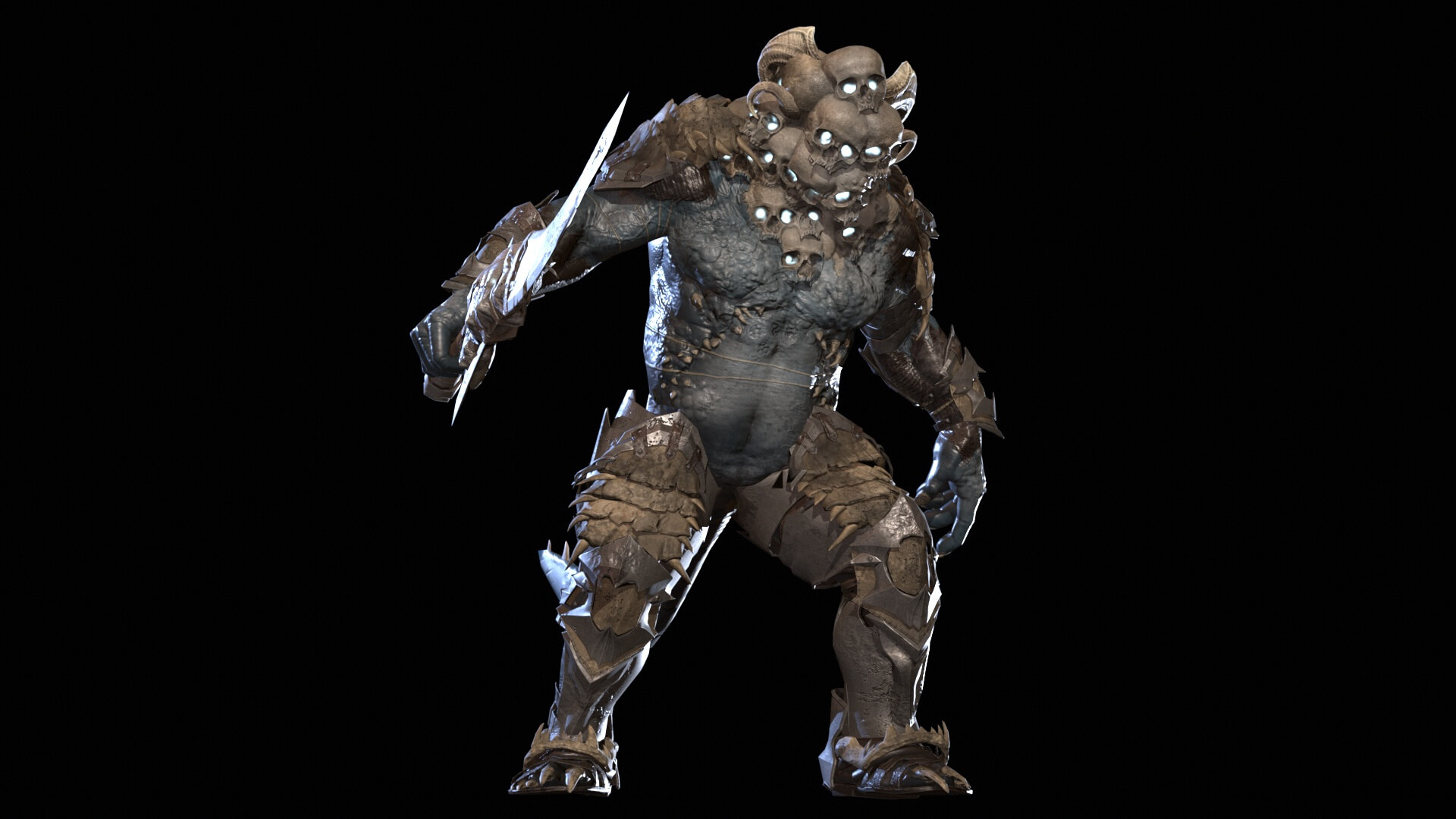 Demon Boss7 Game Ready - 3D Model by andryuha1981