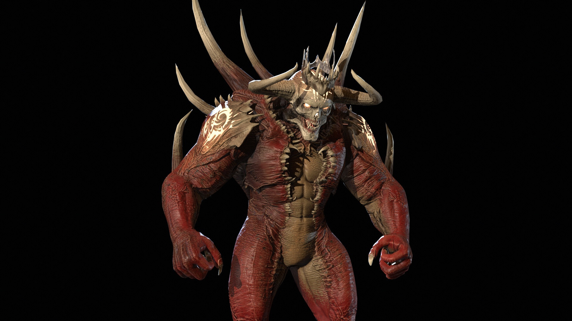 Demon Boss 6 - 3D Model by andryuha1981