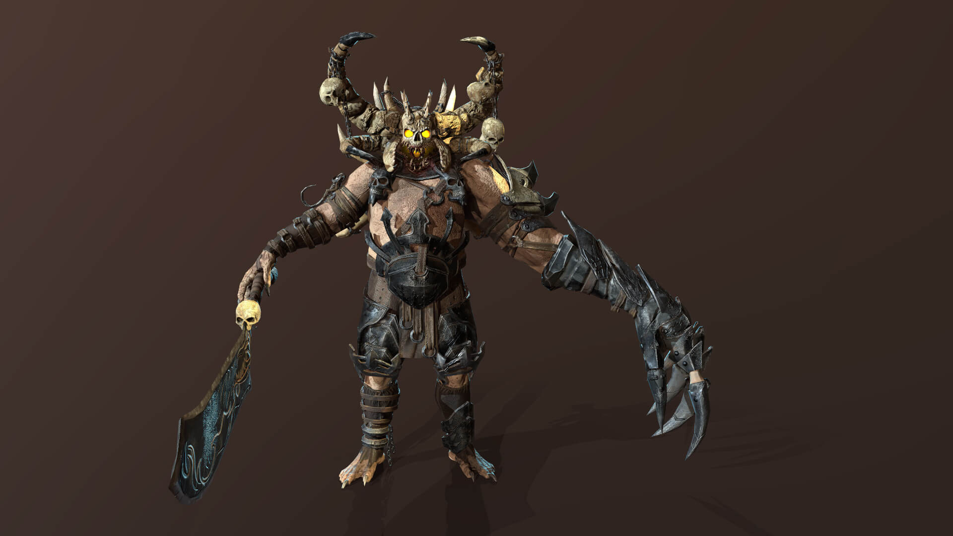 Demon Butcher Game Ready - 3D Model by andryuha1981