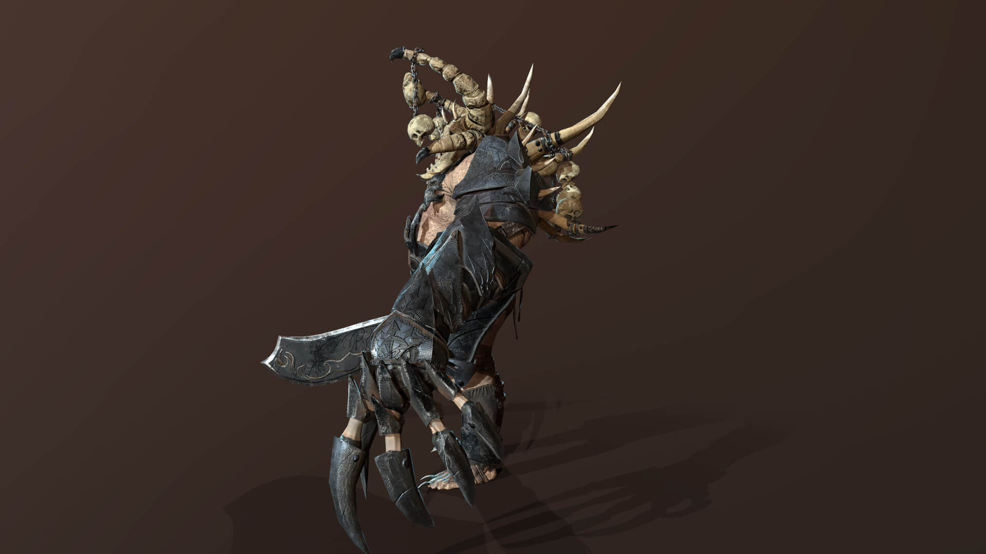 Demon Butcher Game Ready - 3D Model by andryuha1981