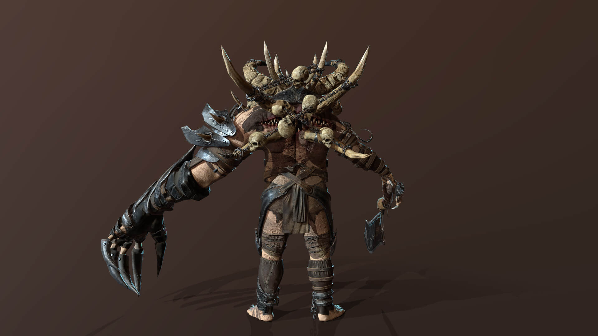 Demon Butcher Game Ready - 3D Model by andryuha1981