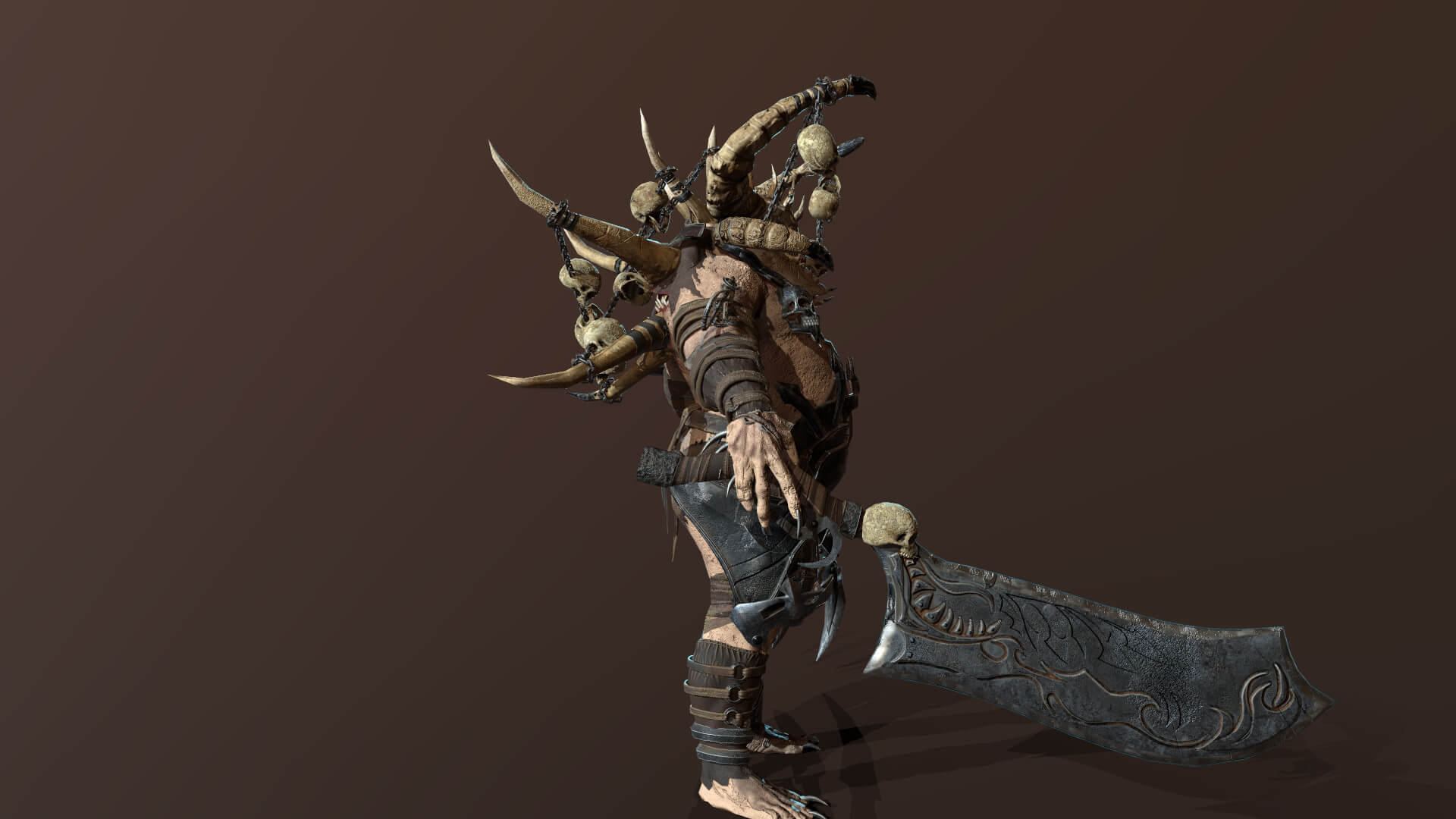 Demon Butcher Game Ready - 3D Model by andryuha1981