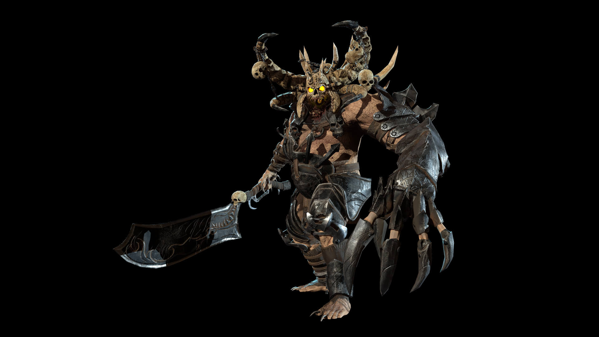 Demonbutcher Game Ready - 3D Model by andryuha1981