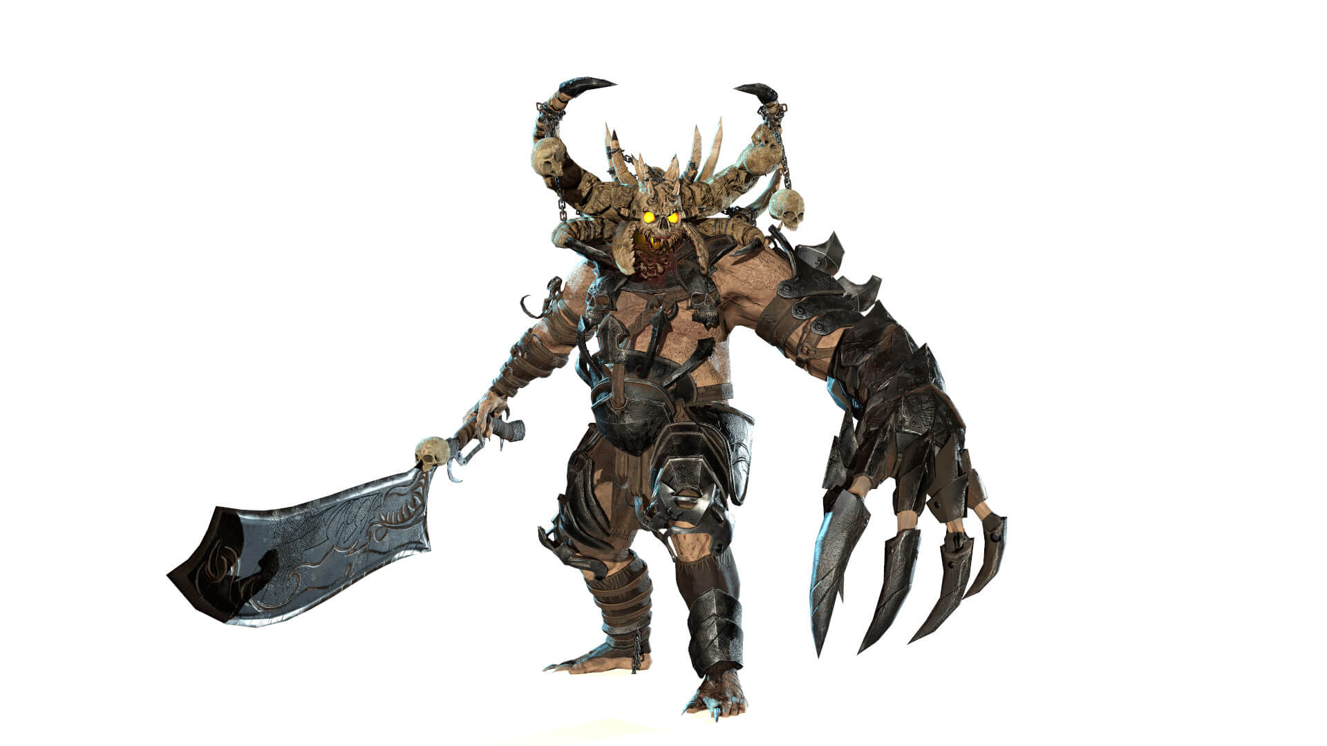 Demonbutcher Game Ready - 3D Model by andryuha1981