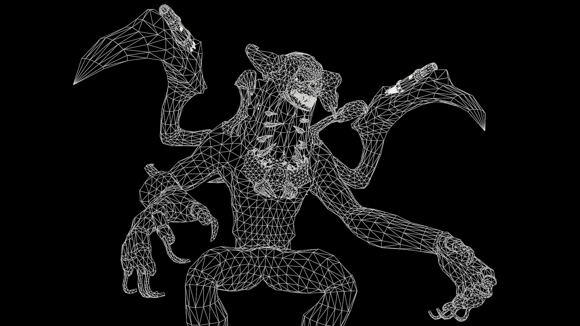 Doom Demon 1 Game Ready - 3D Model by andryuha1981