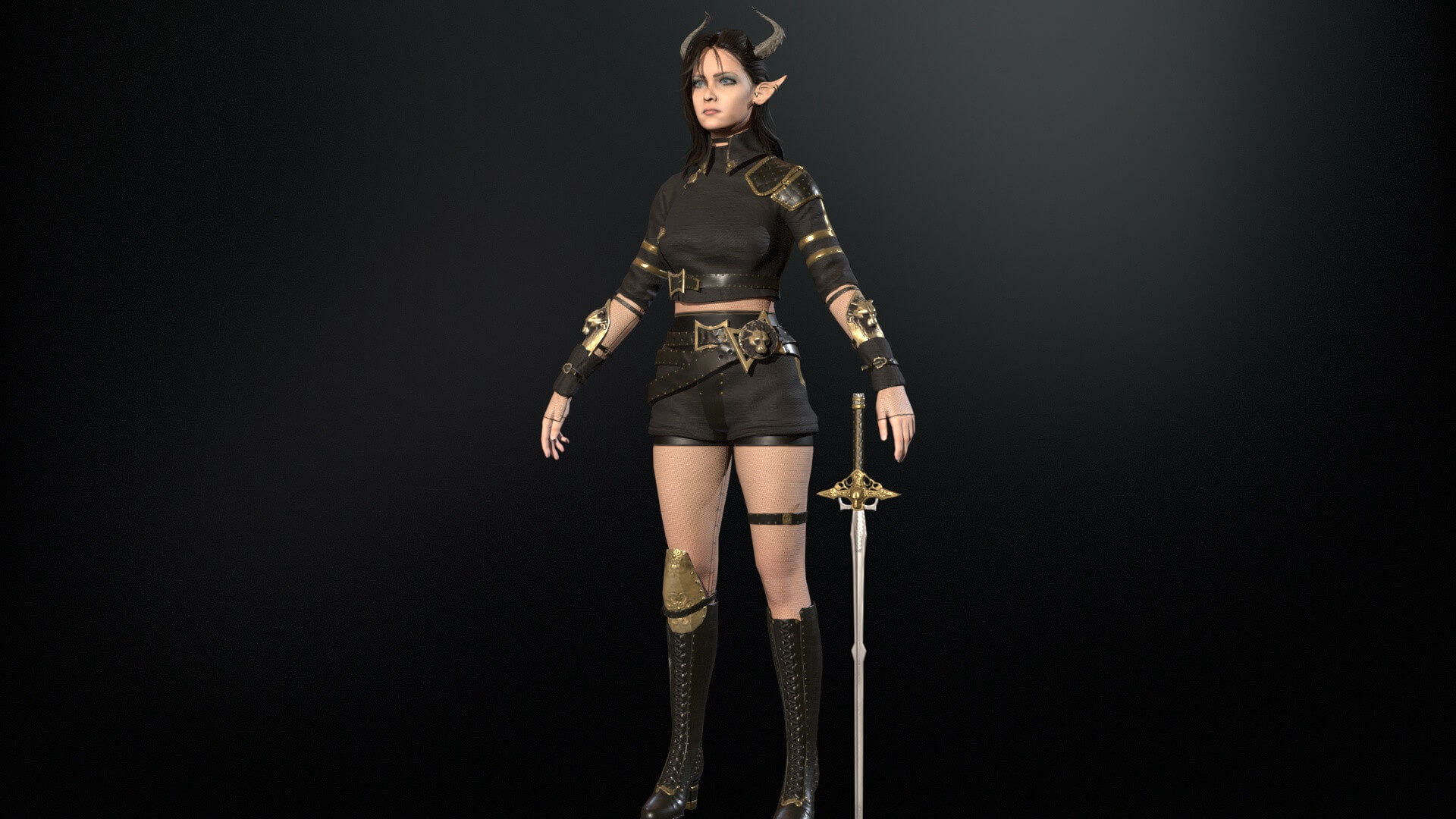 Elf Game Ready - 3D Model by andryuha1981