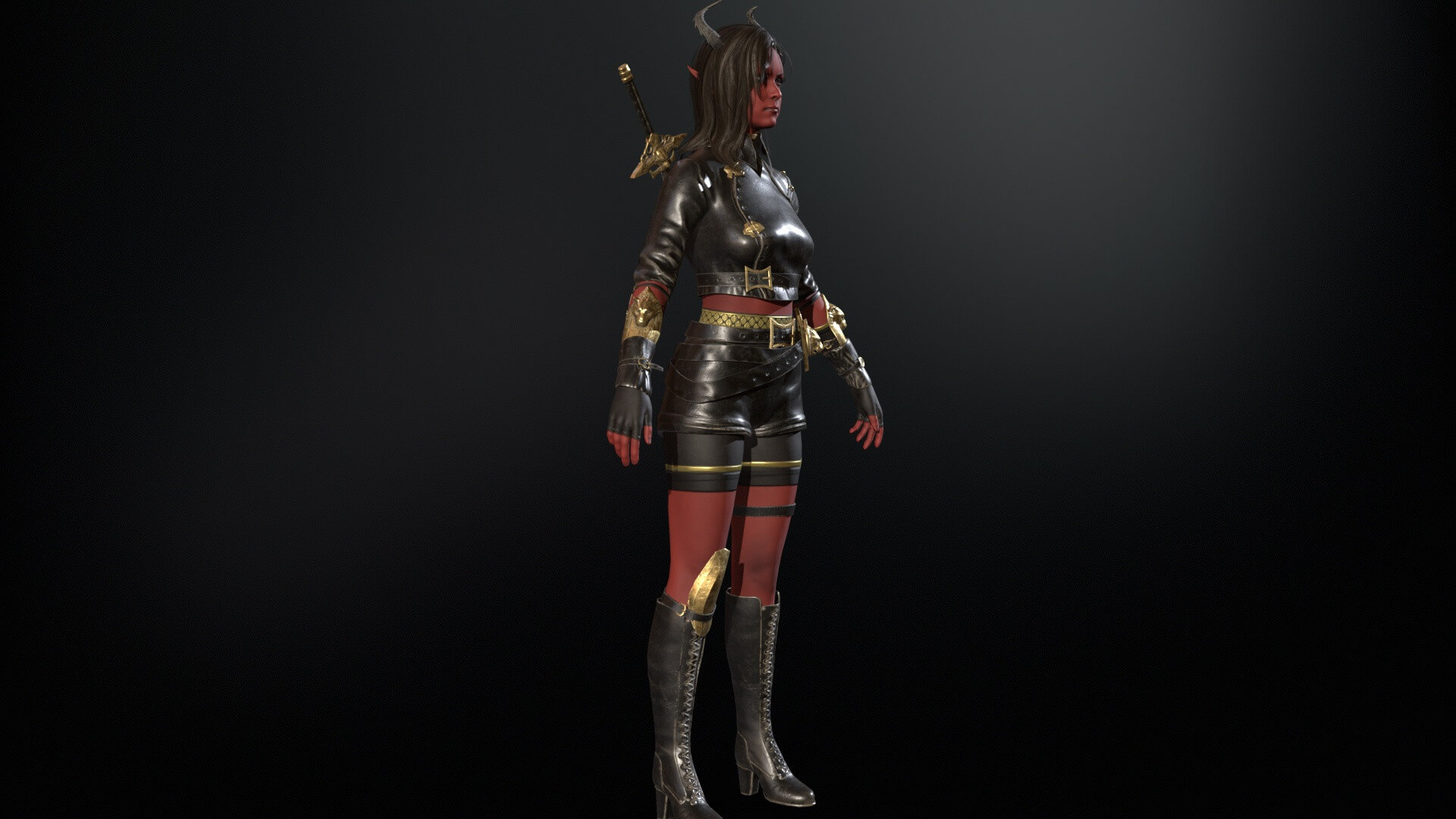 Elf Game Ready - 3D Model by andryuha1981