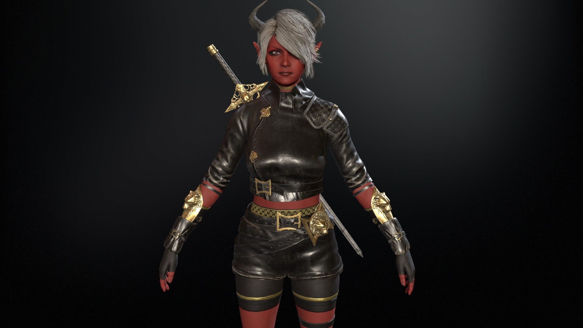 Elf Game Ready - 3D Model by andryuha1981