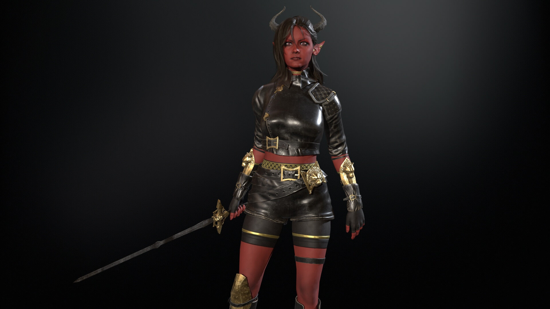 Elf Game Ready - 3D Model by andryuha1981