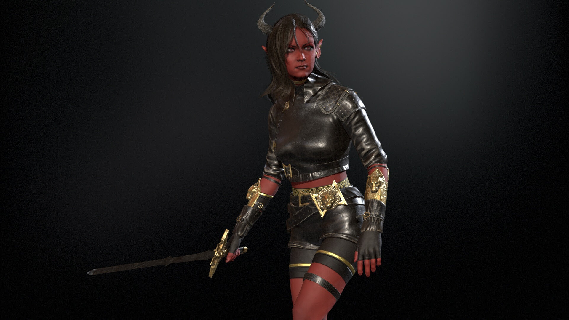 Elf Game Ready - 3D Model by andryuha1981